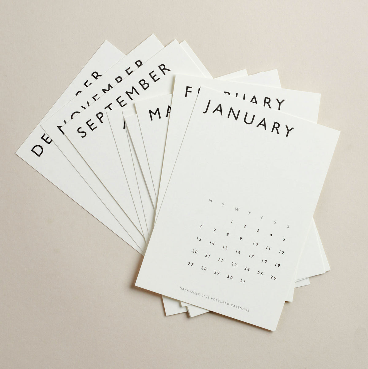 2026 Postcard Calendar | MARK+FOLD