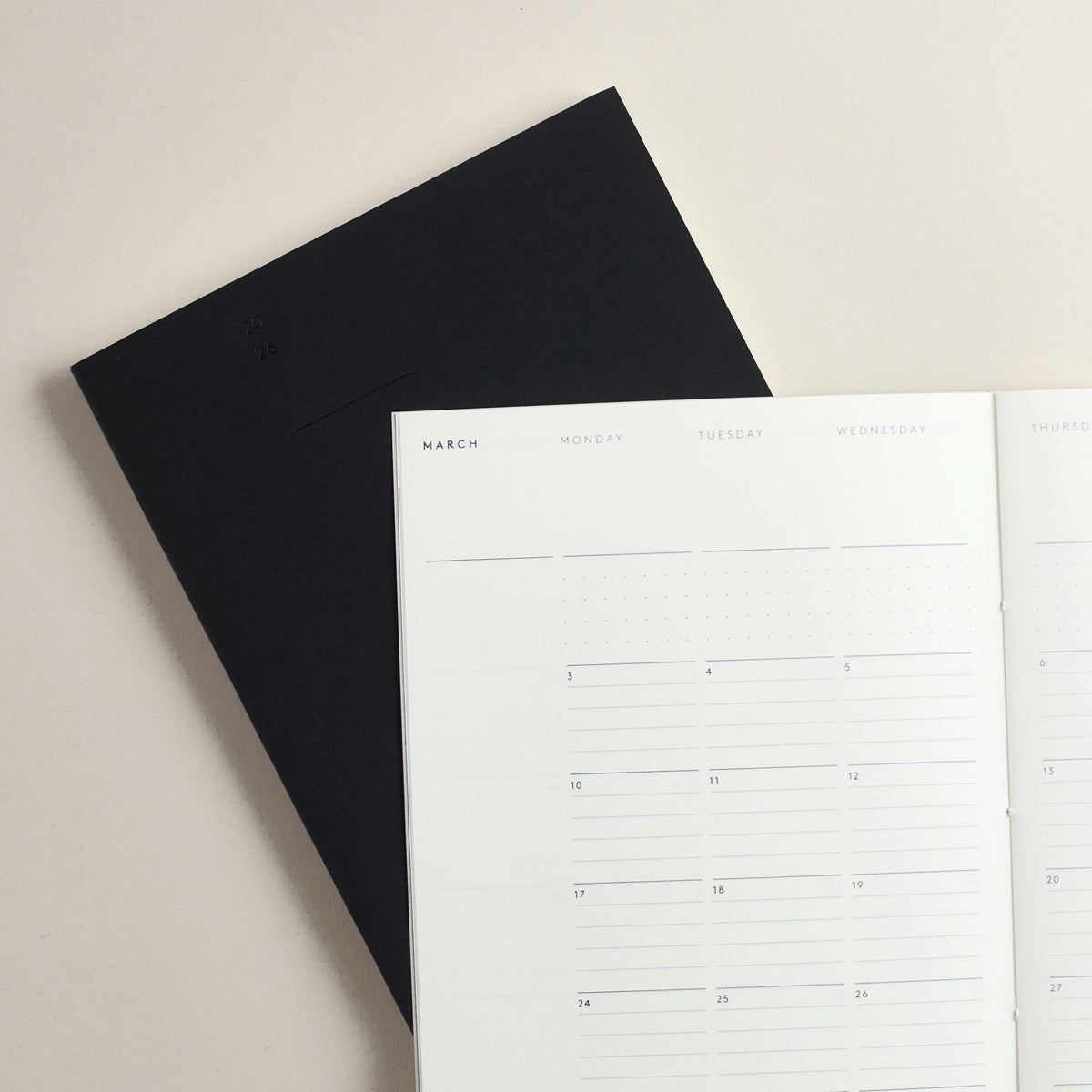 2026 Monthly Planner | Month per double page | A5 | MARK+FOLD