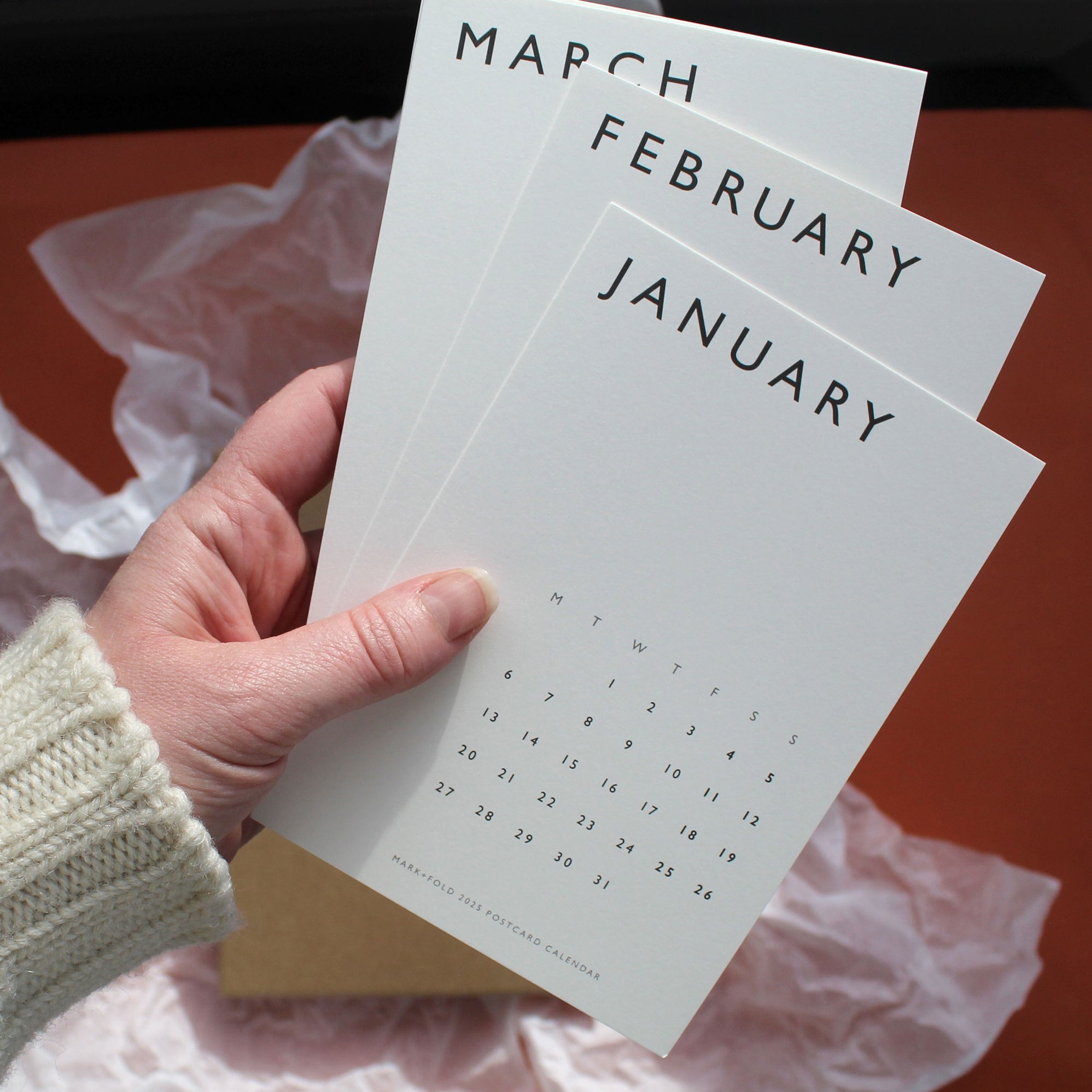 2026 Postcard Calendar (Pre-order) | MARK+FOLD