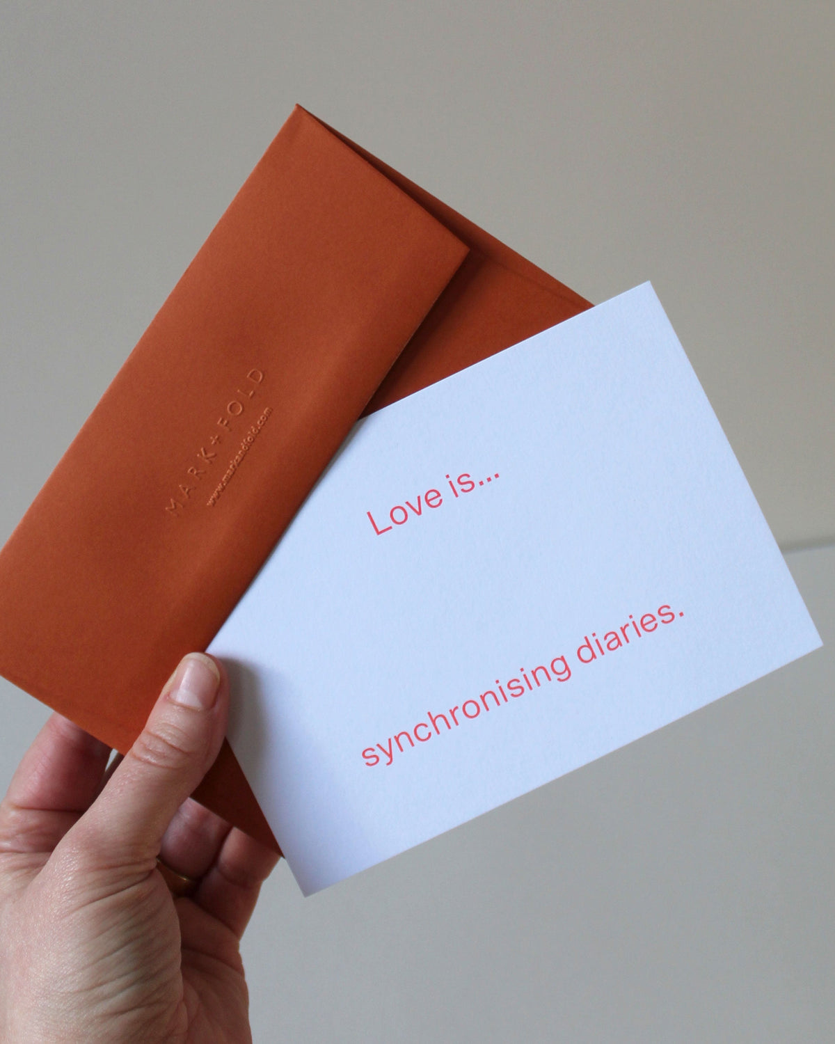 Love is... card | MARK+FOLD