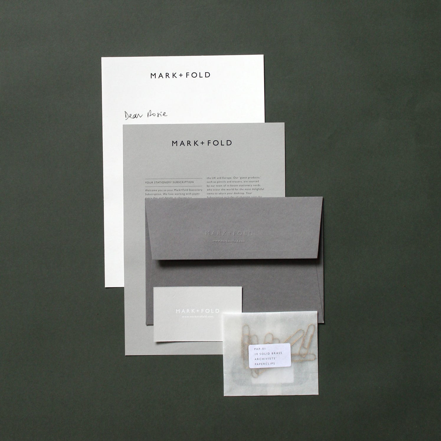 Super Subscription | MARK+FOLD